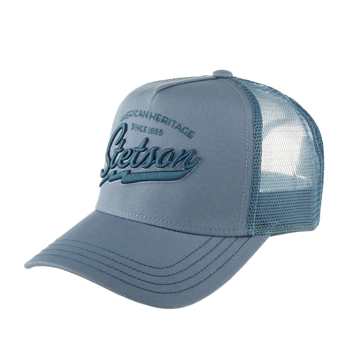Бейсболка Stetson American Heritage Classic Blue/Grey - the-bootleggers.ru